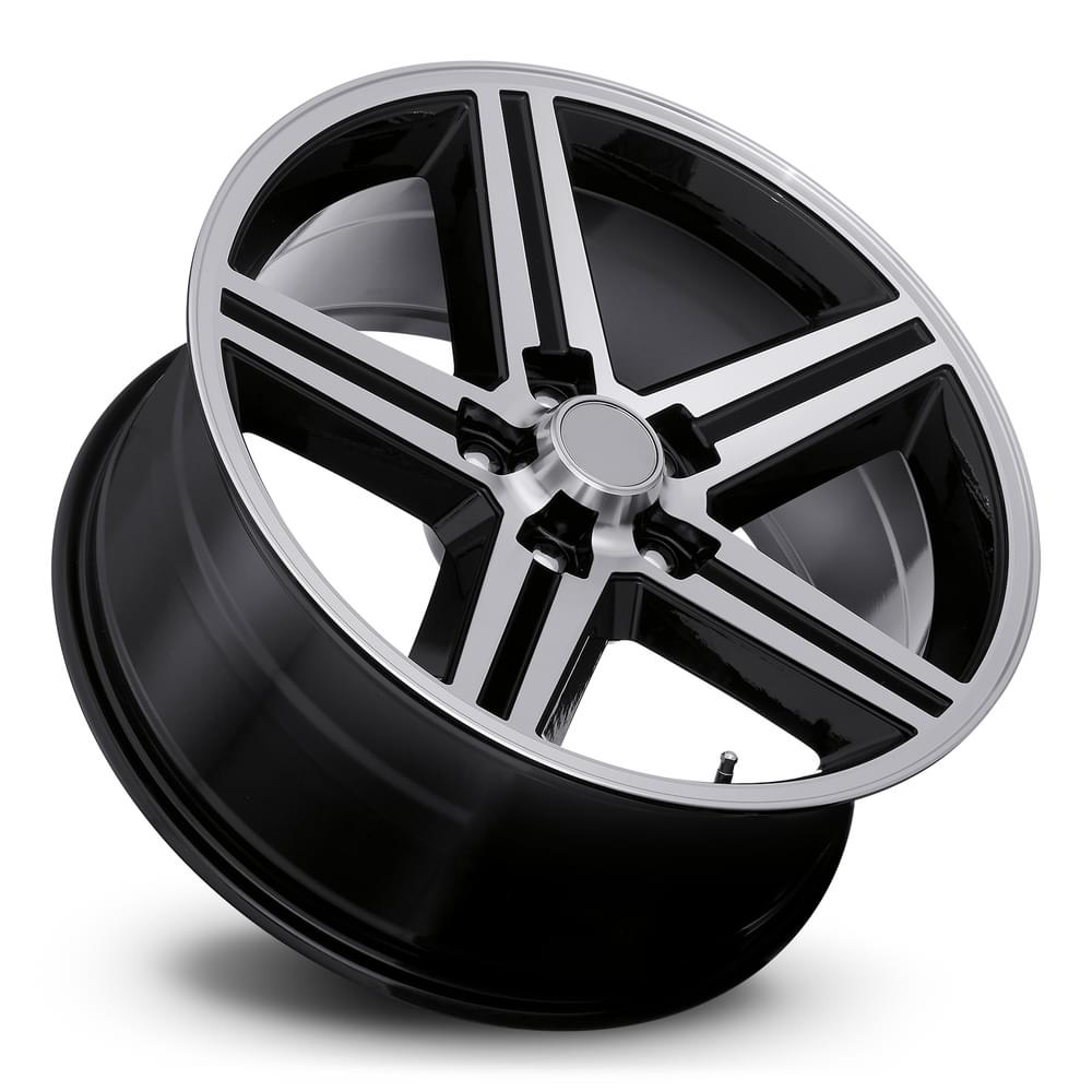 FR 11 – IROC REPLICA WHEELS – GLOSS BLACK MACHINED FACE - Factory ...