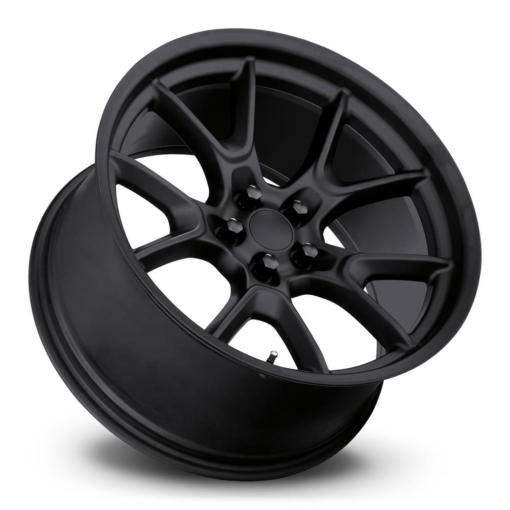 FR 66F – DODGE ANNIVERSARY REPLICA WHEELS – SATIN BLACK - Factory ...