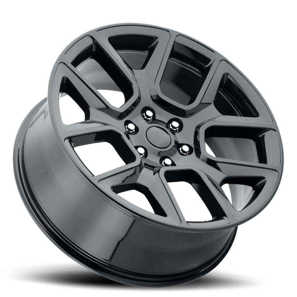 FR 76 – RAM TRUCK 1500 REPLICA WHEELS – GLOSS BLACK - Factory Reproductions