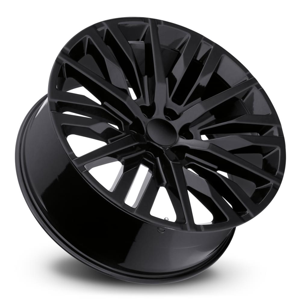FR 97 – GM SPLIT-6 SPOKE REPLICA WHEELS – GLOSS BLACK - Factory ...