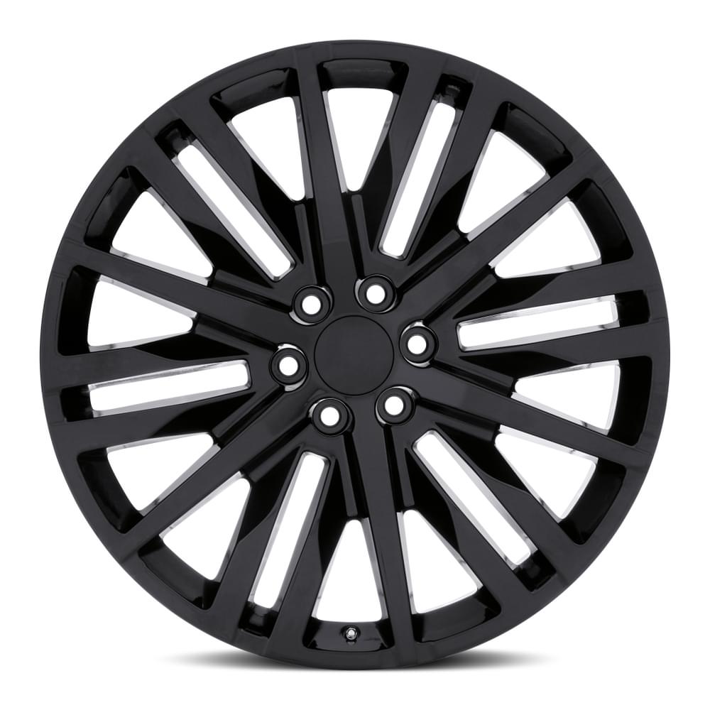 FR 97 – GM SPLIT-6 SPOKE REPLICA WHEELS – GLOSS BLACK - Factory ...
