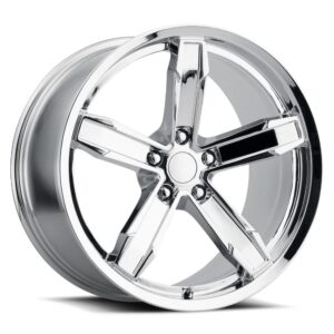 FR 73 – DODGE DEMON REPLICA WHEELS – CHROME - Factory Reproductions