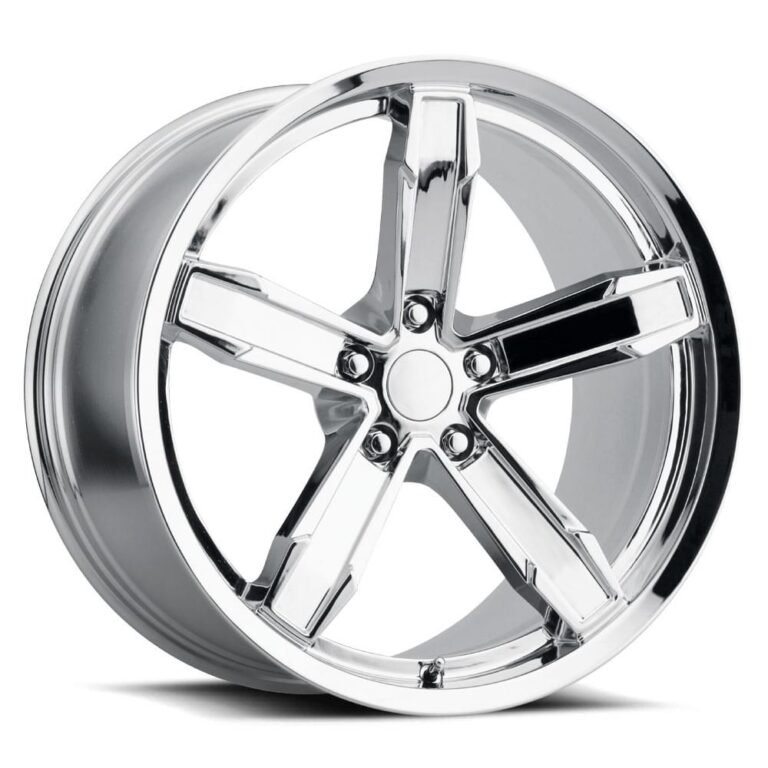 FR 59 – CHEVROLET TRUCK SNOWFLAKE REPLICA WHEELS – CHROME - Factory Reproductions