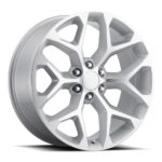 FR 59 – CHEVROLET TRUCK SNOWFLAKE REPLICA WHEELS – SILVER MACHINED FACE ...