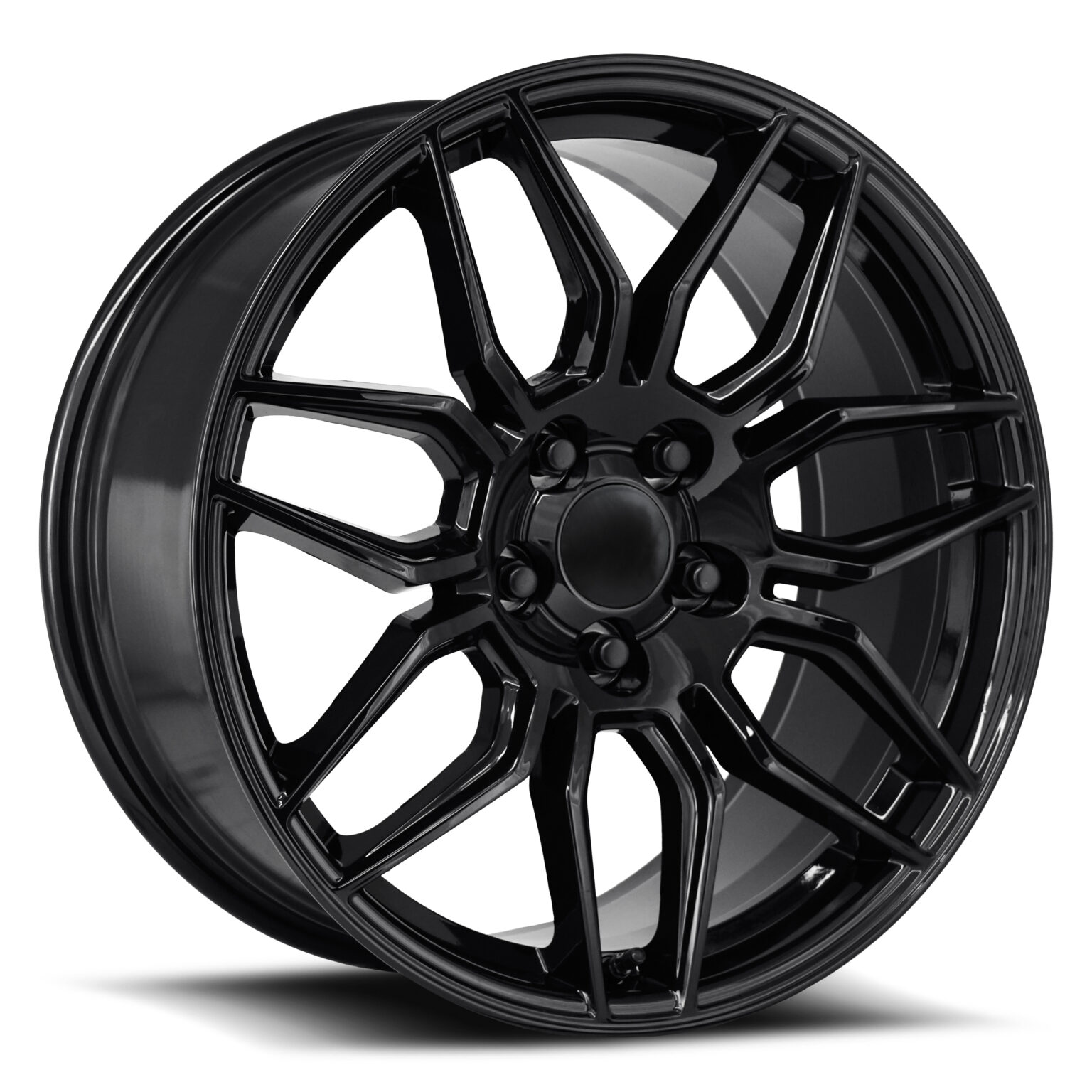 FR 401F – C8 ZO6 CORVETTE REPLICA WHEELS – CHROME - Factory Reproductions