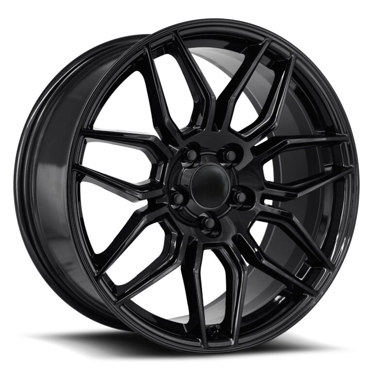 FR 401F – C8 ZO6 CORVETTE REPLICA WHEELS – GLOSS BLACK - Factory ...