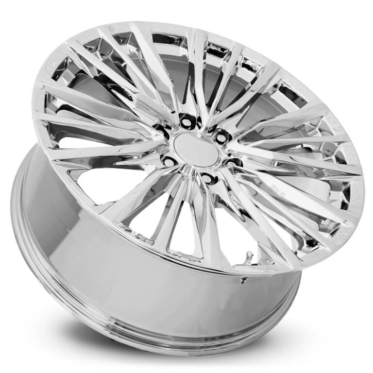 FR 205 – PLATINUM V REPLICA WHEEL – CHROME - Factory Reproductions