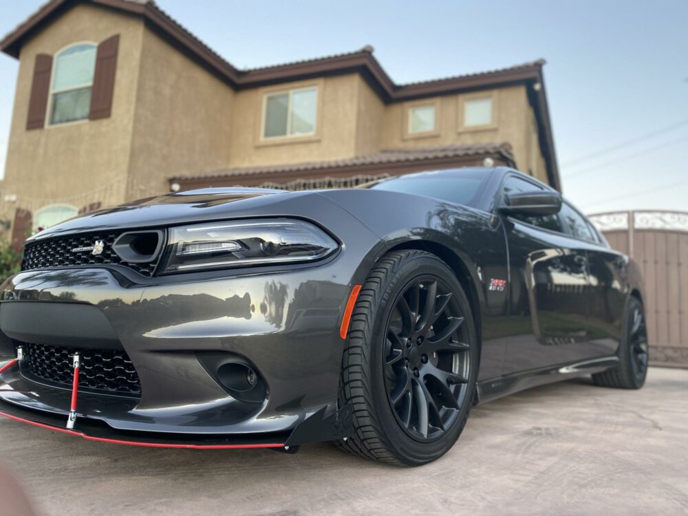 FR 70 – DODGE HELLCAT REPLICA WHEELS – SATIN BLACK - Factory Reproductions