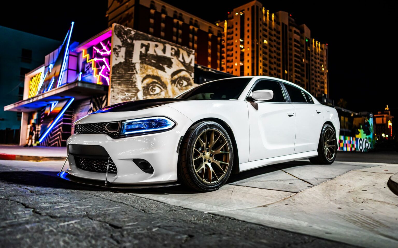 FR 70 – DODGE HELLCAT REPLICA WHEELS – GLOSS BLACK MACHINED FACE ...