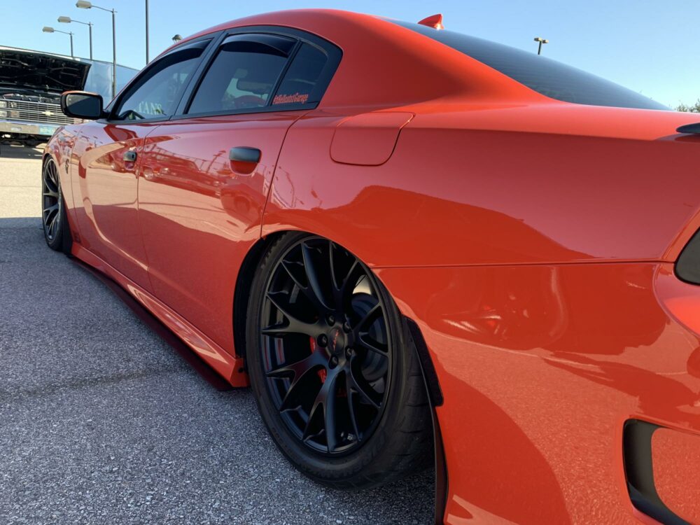 FR 70 – DODGE HELLCAT REPLICA WHEELS – GLOSS BLACK - Factory Reproductions