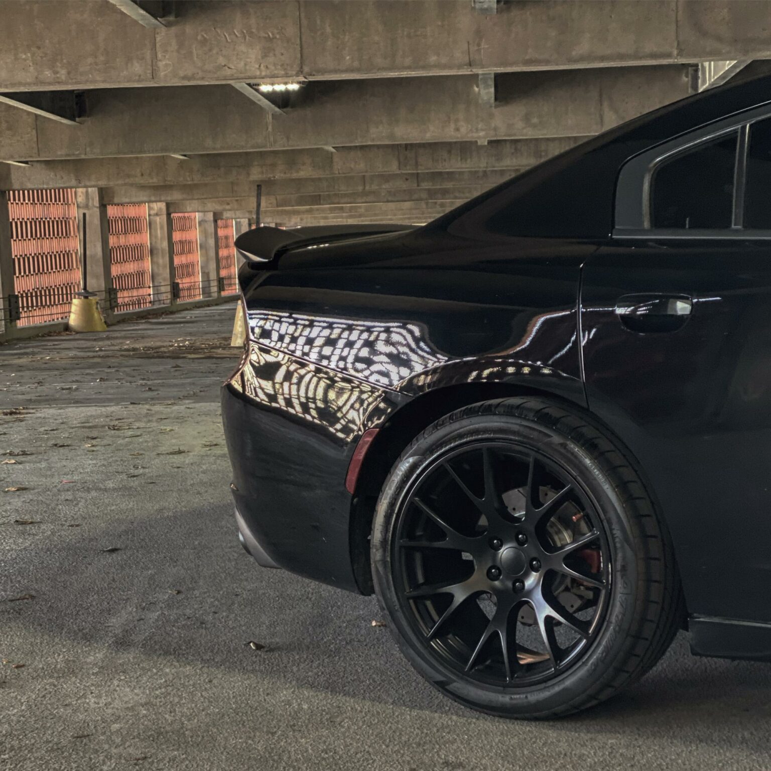 FR 70 – DODGE HELLCAT REPLICA WHEELS – GLOSS BLACK - Factory Reproductions