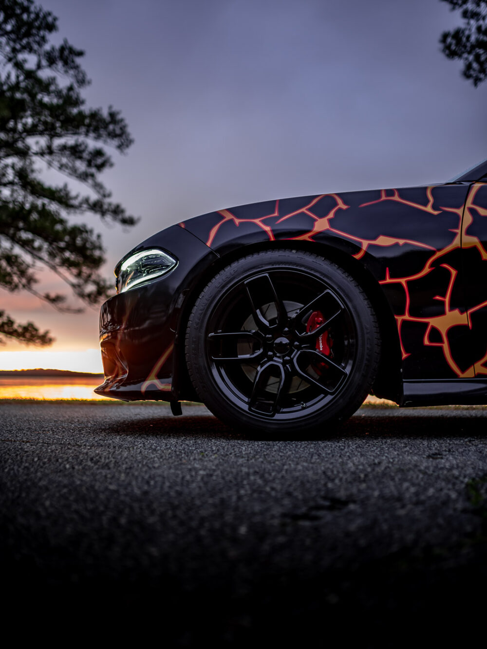 FR 74 – DODGE WIDEBODY REPLICA WHEELS – GLOSS BLACK - Factory Reproductions