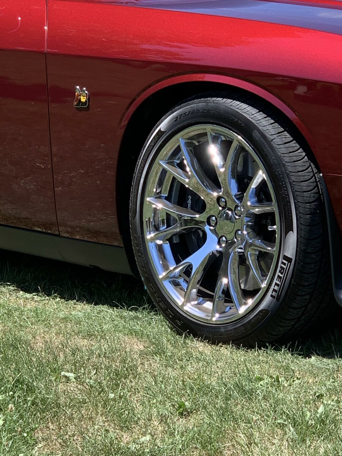 FR 70 – DODGE HELLCAT REPLICA WHEELS – GLOSS BLACK - Factory Reproductions