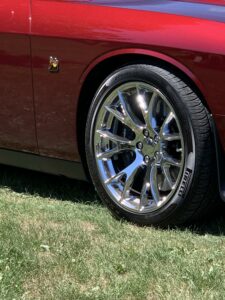 FR 70 – DODGE HELLCAT REPLICA WHEELS – GLOSS BLACK - Factory Reproductions