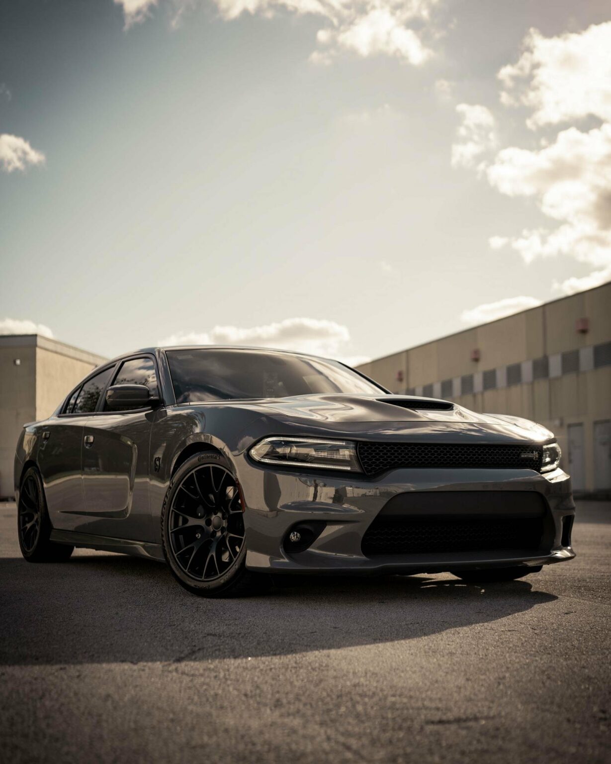 FR 70 – DODGE HELLCAT REPLICA WHEELS – GLOSS BLACK - Factory Reproductions