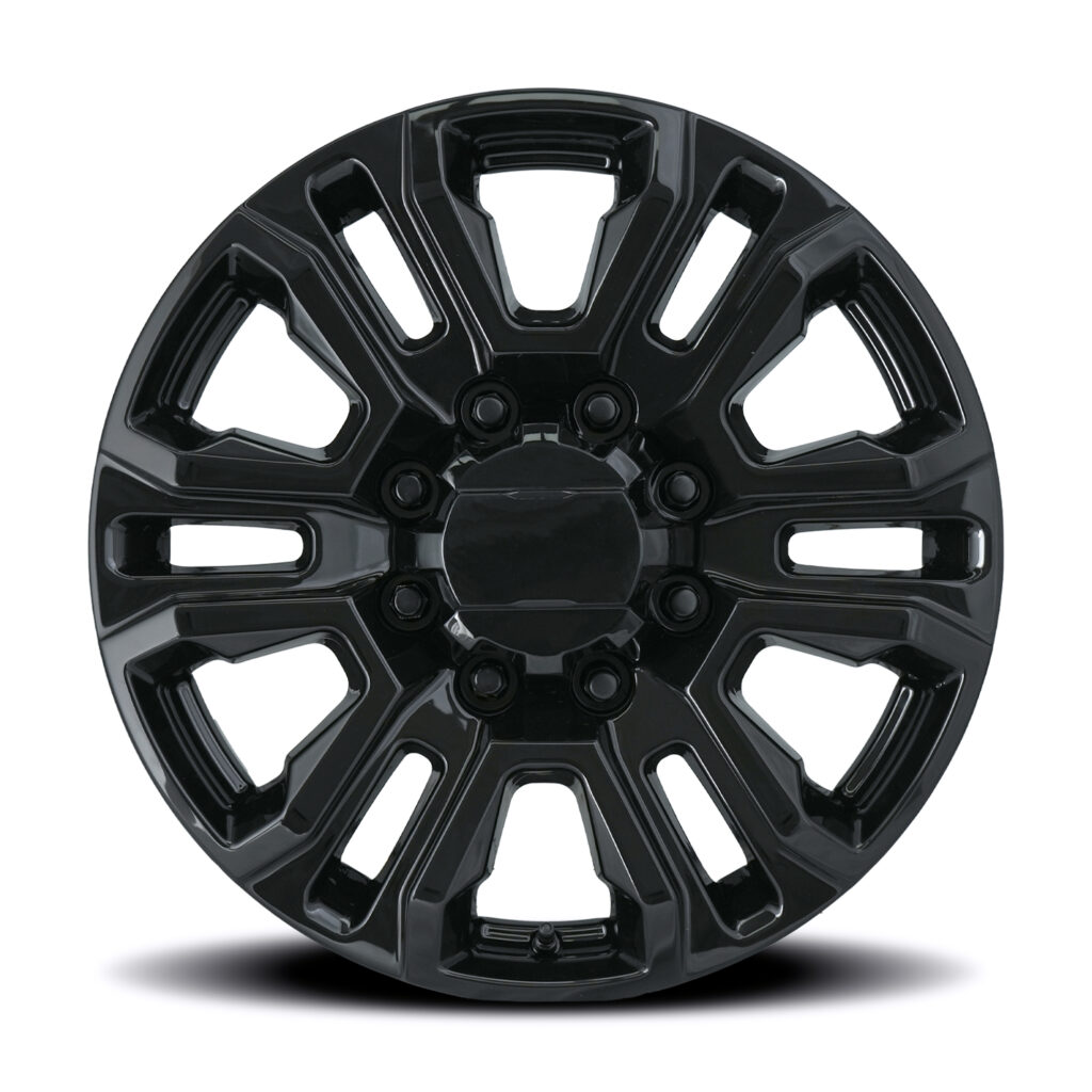 FR 275 – GM TRUCK 2500 REPLICA WHEELS – GLOSS BLACK - Factory Reproductions