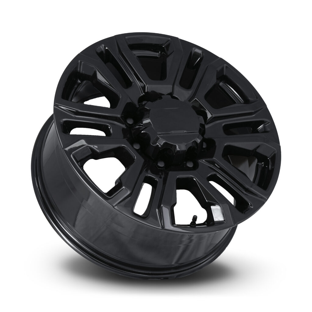 FR 275 – GM TRUCK 2500 REPLICA WHEELS – GLOSS BLACK - Factory Reproductions