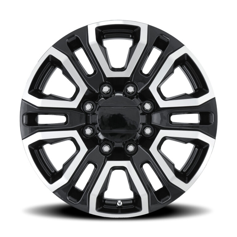 FR 275 – GM TRUCK 2500 REPLICA WHEELS – GLOSS BLACK MACHINED FACE ...